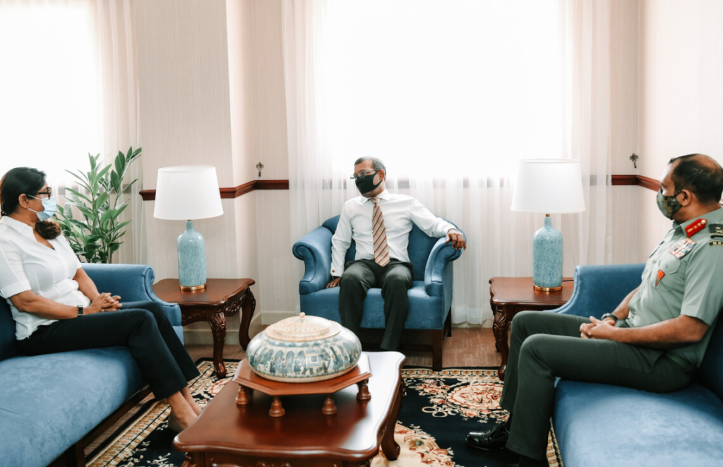 Nasheed meets with MNDF top officials – The Times of Addu