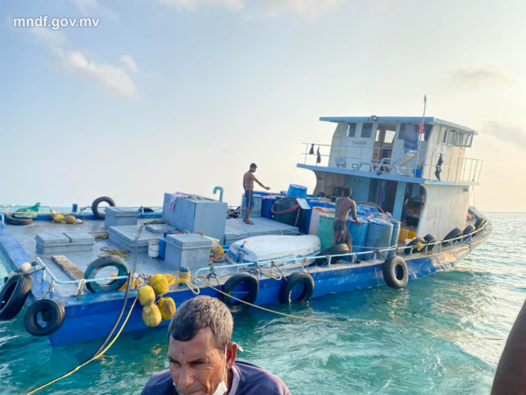 MNDF aids boat requiring help – The Times of Addu