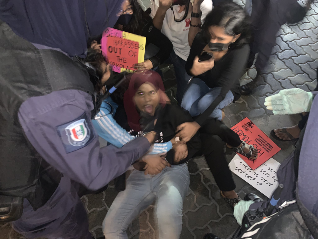 Public outcry at police brutality against youth anti harassment ...