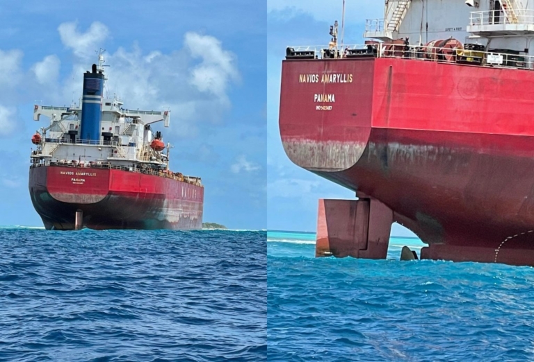 Cargo ship crash causing major damage to protected Rasfari reef: EPA ...