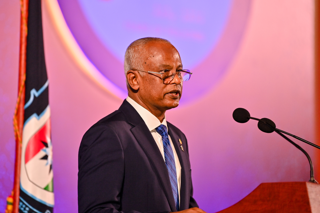 President Solih lauds improvements in Maldives Police Service at 90th ...